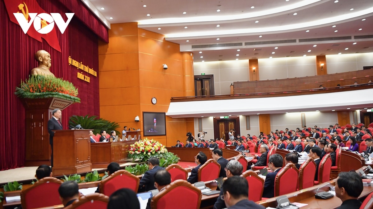 Toàn cảnh khai mạc Hội nghị lần thứ 13 Ban Chấp hành Trung ương Đảng khoá XIII