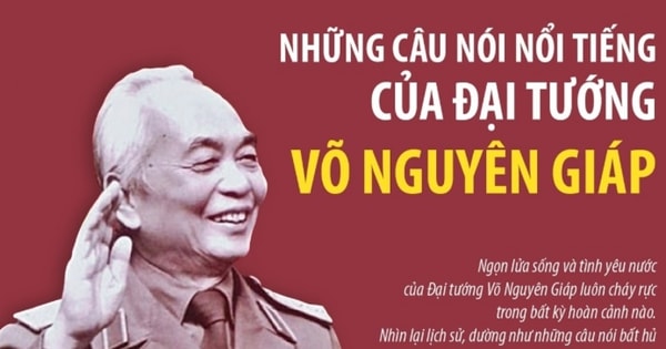Infographics: Những câu nói nổi tiếng của Đại tướng Võ Nguyên Giáp